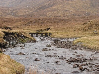 Photo 6x4 Bridge, Srath Luib na Seilich Loch a' Choire Ghru00e0nda/NC34 ...