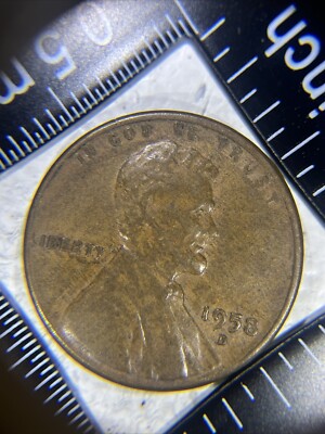 1958 D Wheat Penny “L” On The Rim error Coin | eBay