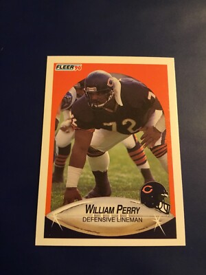 1990 Fleer Update - #U-113 William Perry Chicago Bears The Refrigerator ...