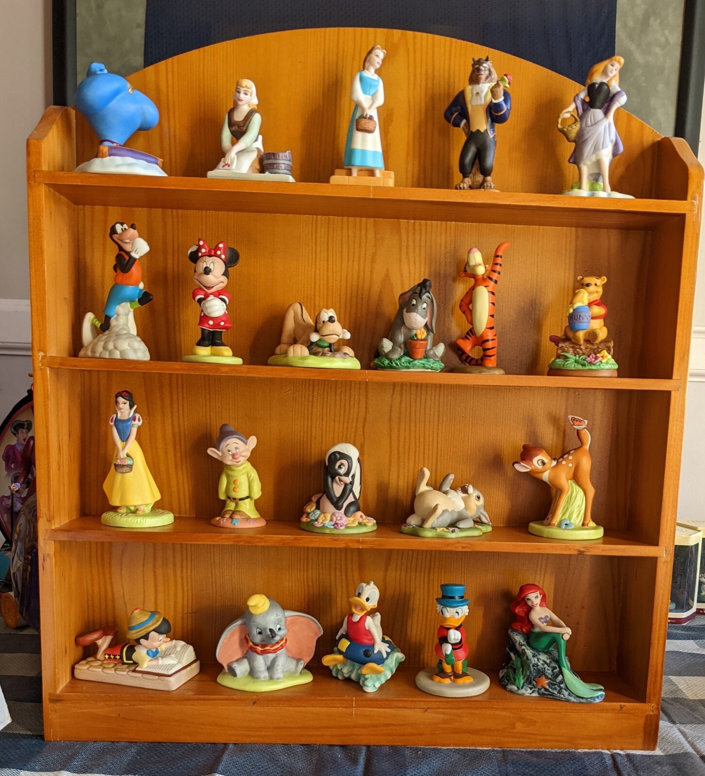 The Disney Collection Set Of 21 Ceramic Figures Miniature ( Figures ...