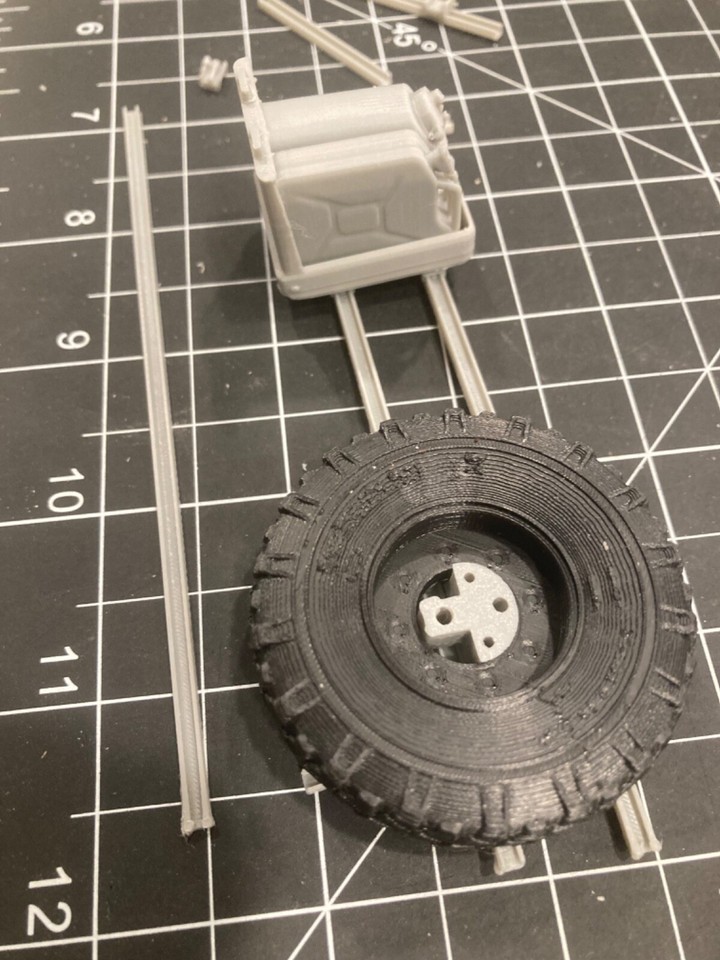 Custom LAV gear rack with spare tire, Multiple Scales, Military Vehicles | eBay