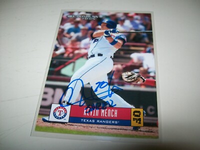 2005 DONRUSS KEVIN MENCH AUTOGRAPH SIGNED AUTO #359 TEXAS RANGERS | eBay
