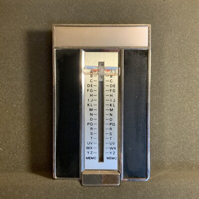 Vintage Telephone Index Flip Open Number Directory- With paper | eBay