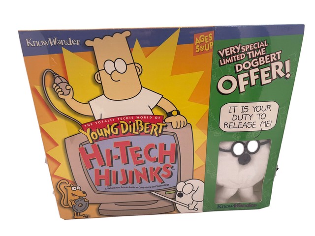 Young Dilbert Hi-Tech Hijinks Dogbert -Vintage PC/MAC Game -Rare Box ...