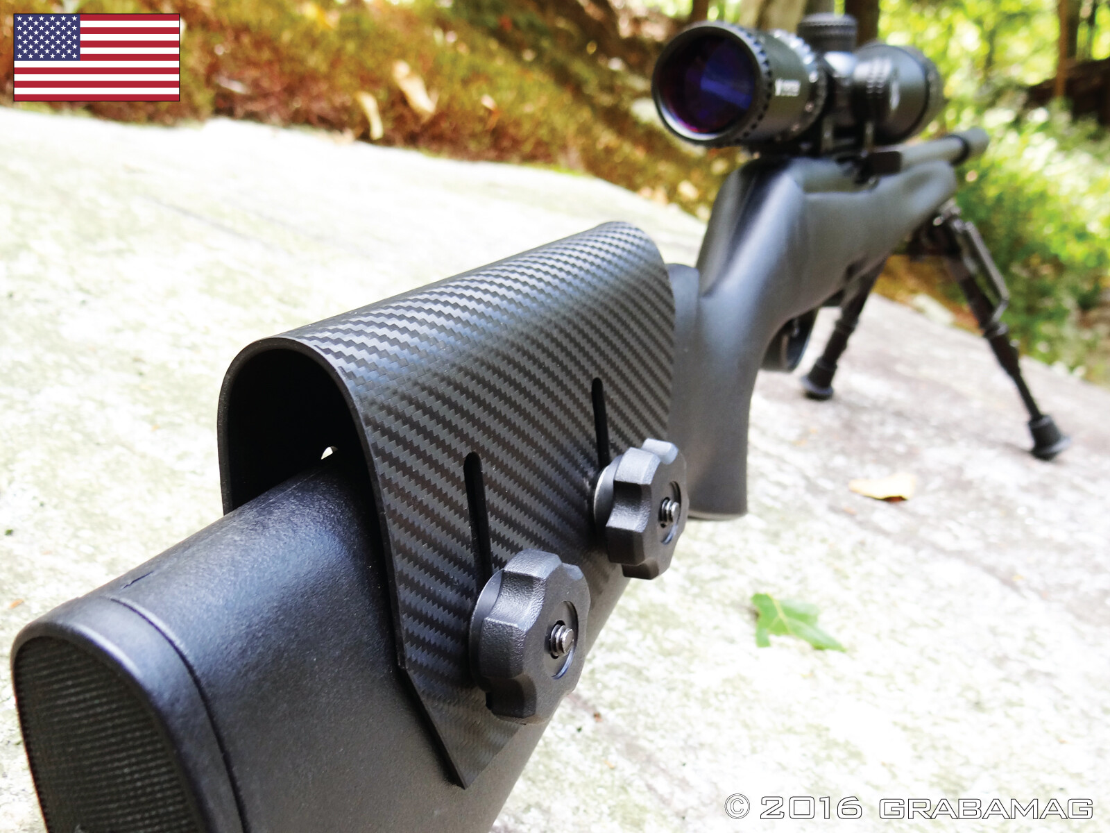 Top Carbon Fiber Cheek Riser RAZOR REST Tactical Kydex Rifle Stock ...