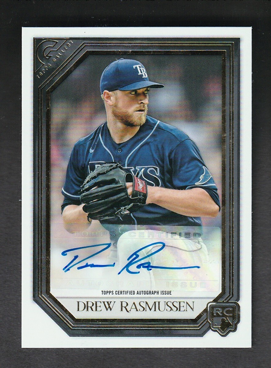 Drew Rasmussen 2021 Topps Gallery RC Auto #RA-DR Tampa Bay Rays | eBay