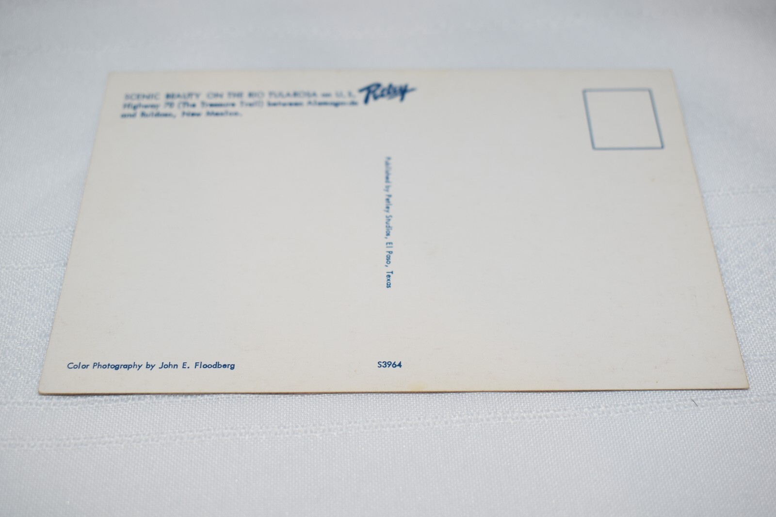 Scenic Beauty on the Rio Tularosa New Mexico Postcard Petley Studios ...