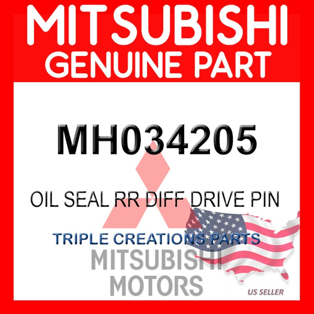 Genuine OEM Mitsubishi MH034205 Oil Seal Rear Differential DRIVE PIN ...