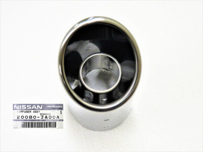 Genuine OEM 2008-2012 Nissan Altima Exhaust Tailpipe Extension Chrome ...