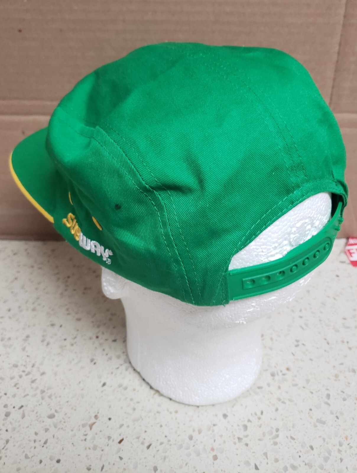 Subway Sandwich Green Employee Uniform Costume Snapba… - Gem