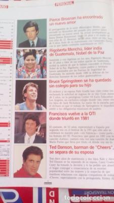 CLIPPINGS PIERCE BROSNAN BRUCE SPRINGSTEEN TED DANSON FRANCISCO | eBay