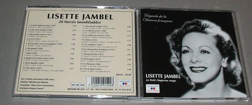 Lisette JAMBEL (CD) Le Petit Chaperon Rouge 20 Succès inoubliables | eBay