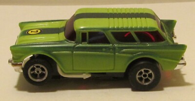 AFX '57 Chevy Nomad Standard AFX 1760 Slot Car in Lime with Green ...