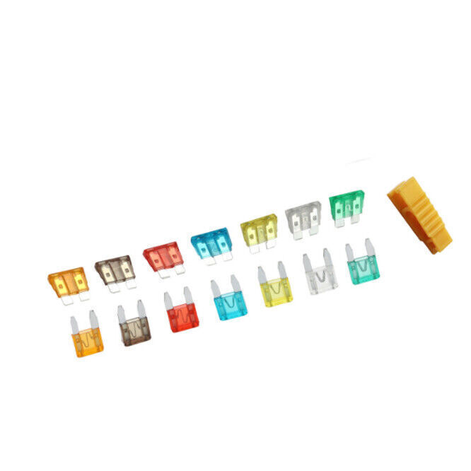 US 220PCS Blade Fuse Box Assortment Fuses For Car Truck RV SUV Boat ...