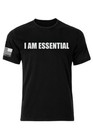 I Am Essential Info Wars Alex Jones Infowars Flag Black T Shirt Adult 3 ...