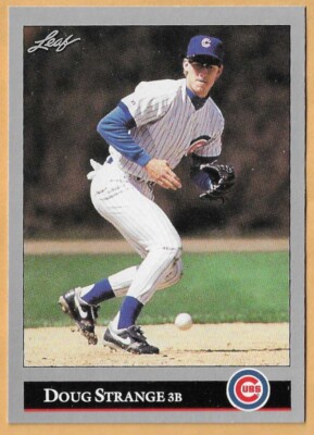 DOUG STRANGE CHICAGO CUBS #476 no dot inc - LEAF NM-MT 1992 | eBay