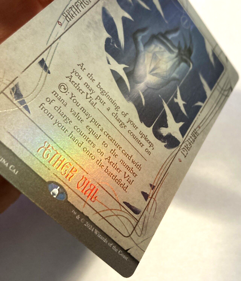 MTG Aether Vial RAINBOW FOIL Secret Lair Rovina Cai 1640 NM | eBay UK