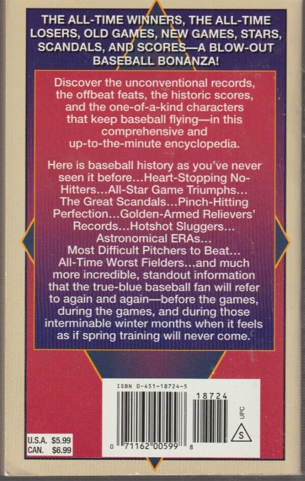 Great Baseball Feats 1996 Edition by David Nemec Paperback New ...