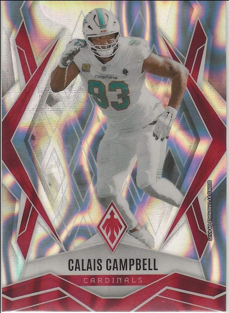 2025 Panini Phoenix - Calais Campbell #94 Silver Lava for sale online ...
