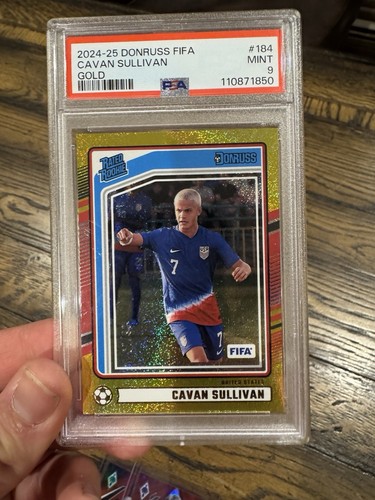 2024-25 Donruss Rated Rookie Cavan Sullivan #184 Gold /10. POP 1. None ...