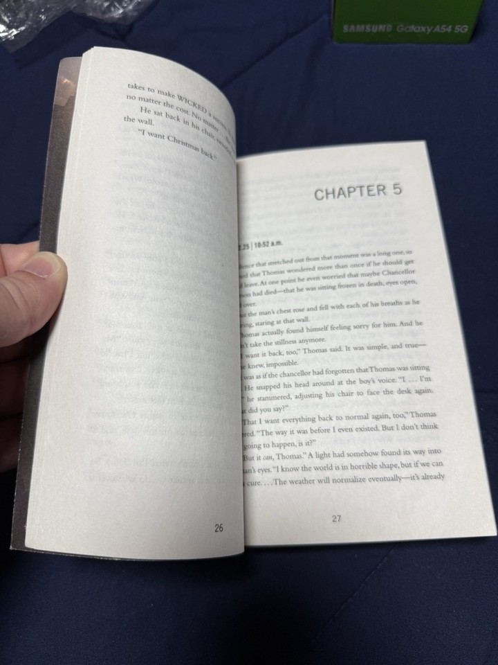 Death Cure The Fever Code Maze Runner Misprinted Book | eBay