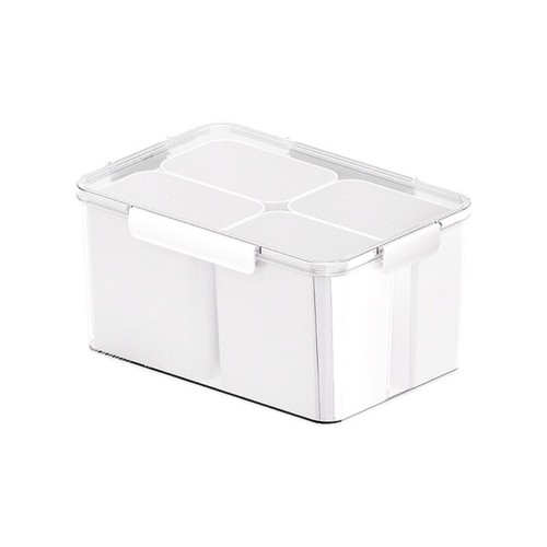 Vegetable Fruit Storage Box Fridge Organizer Drain Basket Onion Clear ...