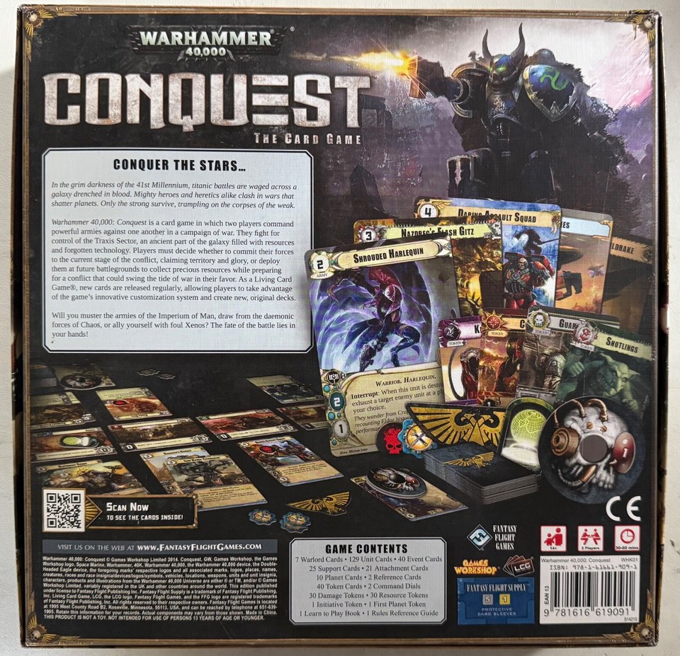 Warhammer 40K Conquest Card Game plus four expansions | eBay