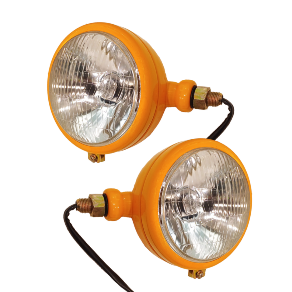 12V Pair Headlamp Light fits Oliver oc3 Dozer Ford Tractor Universal ...