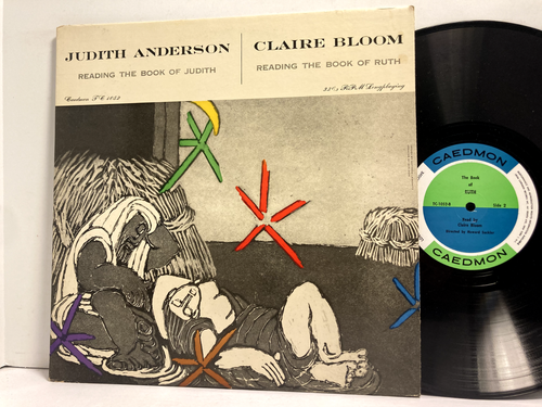 Judith Anderson / Claire Bloom - Book of Judith & Ruth LP - Caedmon ...