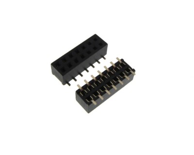 2x7 14 POS 2.0mm Pitch Female SMD Surface Mount Socket Header - Pack of ...