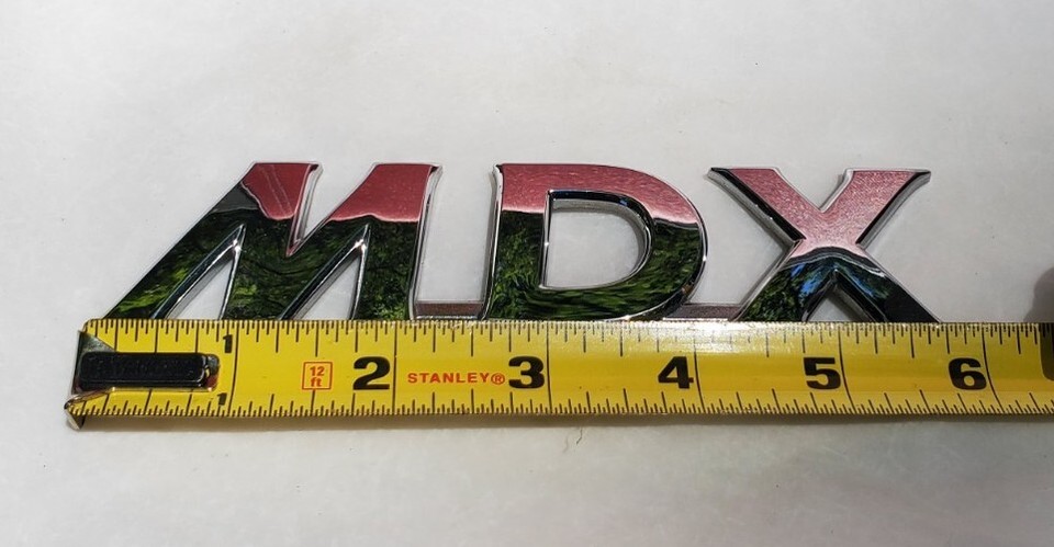Acura MDX Emblem Symbol Sign Badge Logo Insignia Letters "MDX" | eBay