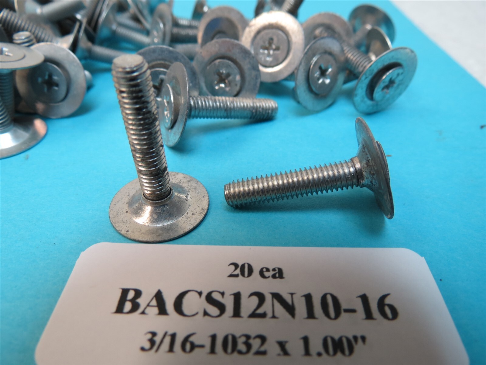 (120) Boeing Aircraft Screws with Tinnerman Washer Assy Cessna -1032 (3 ...