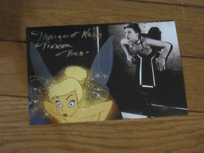 MARGARET KERRY Signed 4x6 TINKER BELL Photo PETER PAN DISNEY AUTOGRAPH ...