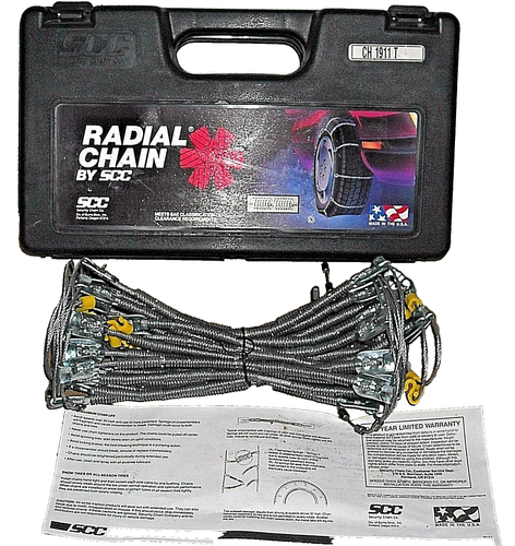 CH1911T SCC Radial Cable Tire Chains, 1 Pair- Never Used - Made in USA ...