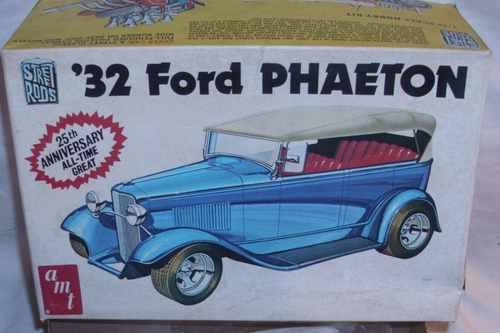 AMT 32 FORD PHAETON 2 IN 1 STREET RODS MODEL KIT BOXED A125 | eBay