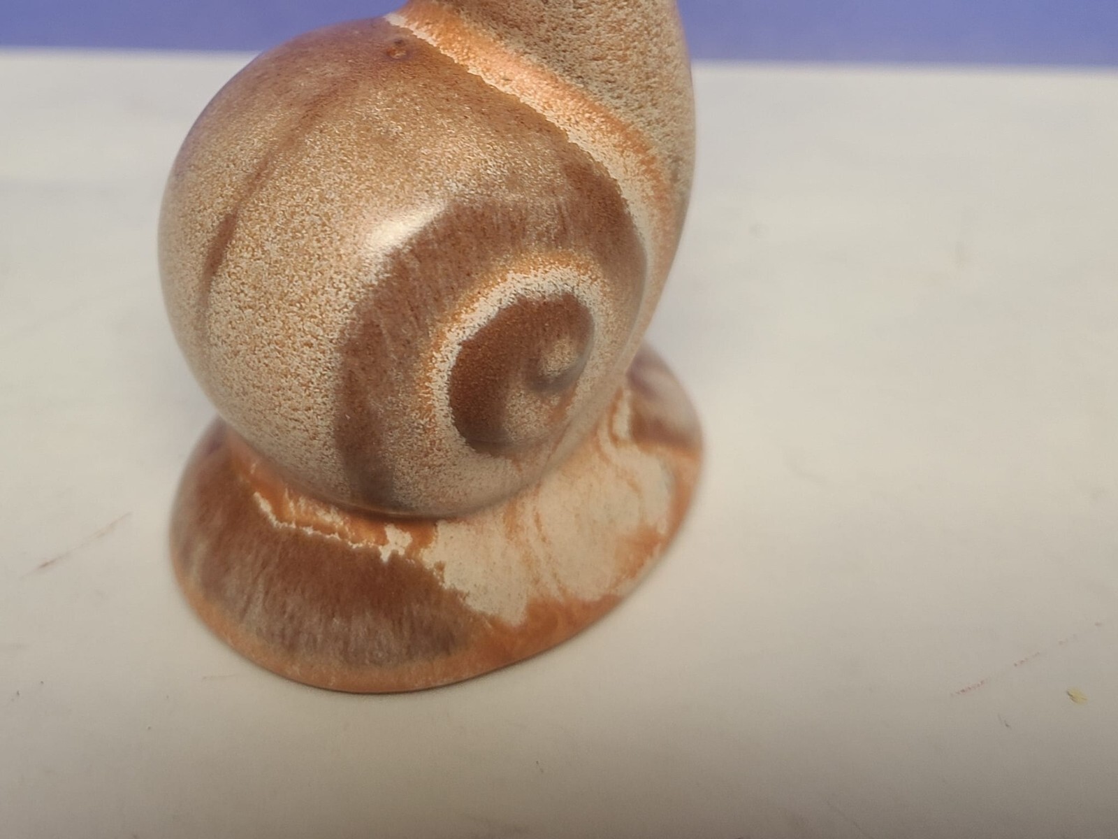 FRANKOMA VINTAGE ART POTTERY SNAIL BUD VASE #31 Desert Gold MID CENTURY ...
