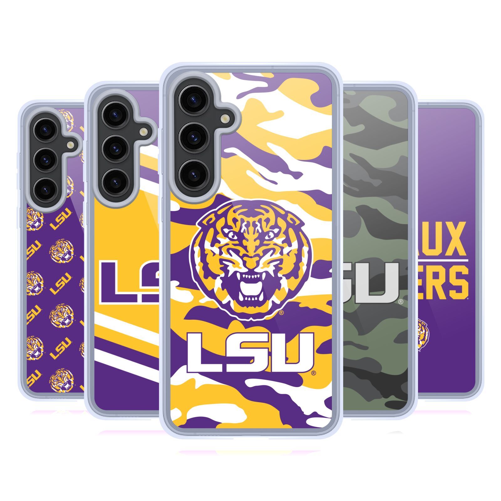 LOUISIANA STATE UNIVERSITY LSU LSU ART GEL CASE COMPATIBLE WITH SAMSUNG ...