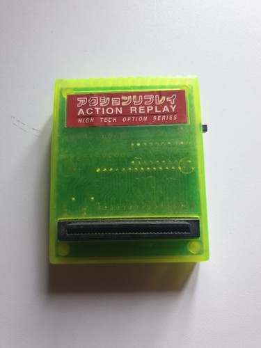 Playstation 1 Action Replay Cheat Cartridge Sony PS1 Clear Blue | eBay