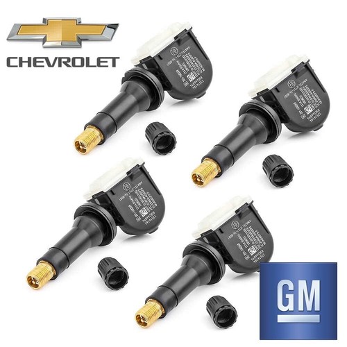 13540604 Set of Four 4 New OEM GM Tire Pressure Sensors TPMS 315MHz XL7 ...