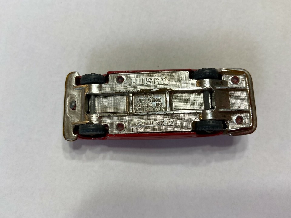Vintage Diecast Husky Jaguar MK 10 Red Toy Car made in Great Britain ...