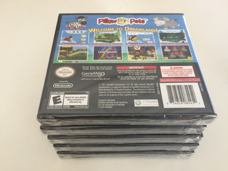 Pillow Pets (Nintendo DS, 2011) DS NEW 834656085452| eBay