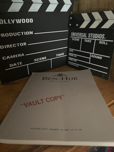 Vaulted Ben Hur Movie Script | eBay