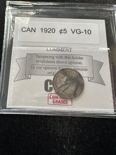 1920 Coin Mart Graded Canadian Five Cent**VG-10** | eBay