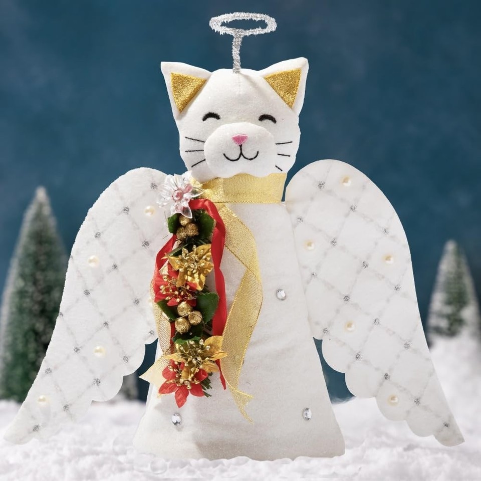 iHeartCats Christmas Tree Topper Decoration - The Original Cat ...