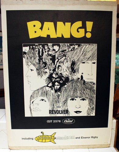 Rare Rock Poster - The Beatles - Revolver LP - BANG! - Capitol Records ...