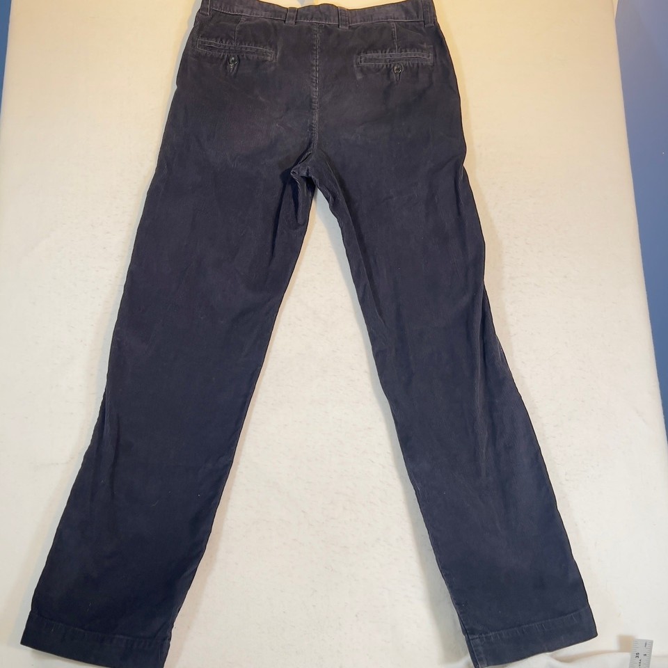Dockers D2 Corduroy Pants Men's W34 X L34 See Note Navy Blue Button ...