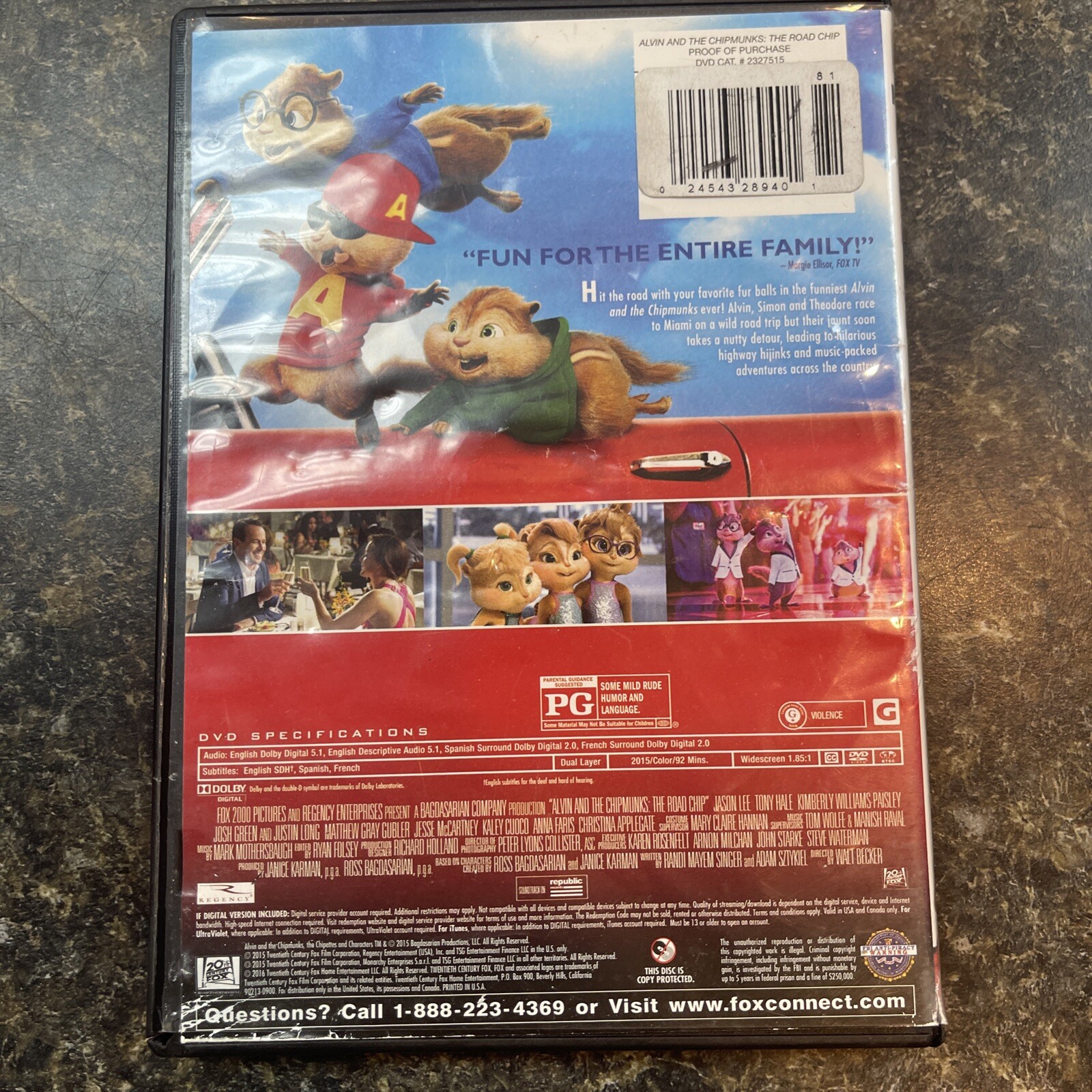 Alvin and the Chipmunks - The Road Chip...DVD | eBay
