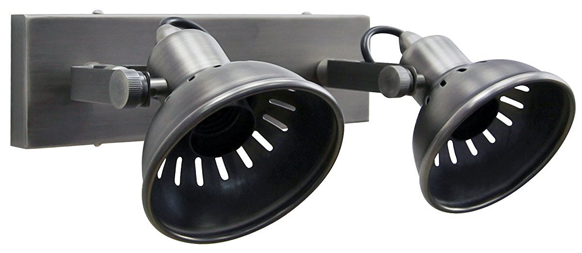Vintage Adjustable Swivel Twin Spotlight Double Wall Light Ceiling ...