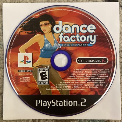 🔥 Dance Factory (PS2 PlayStation 2, 2006) VG Disc Only! See Description ...