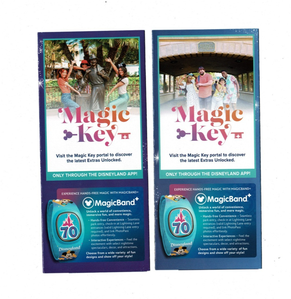 Disneyland 70th Celebration DLR & DCA Guides & Maps May 2025 | eBay